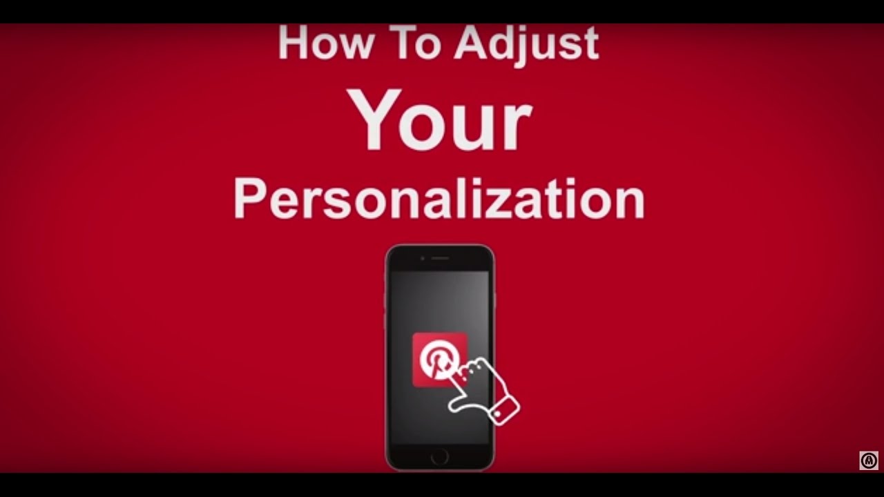 How To Adjust Your Personalization on Pinterest - YouTube