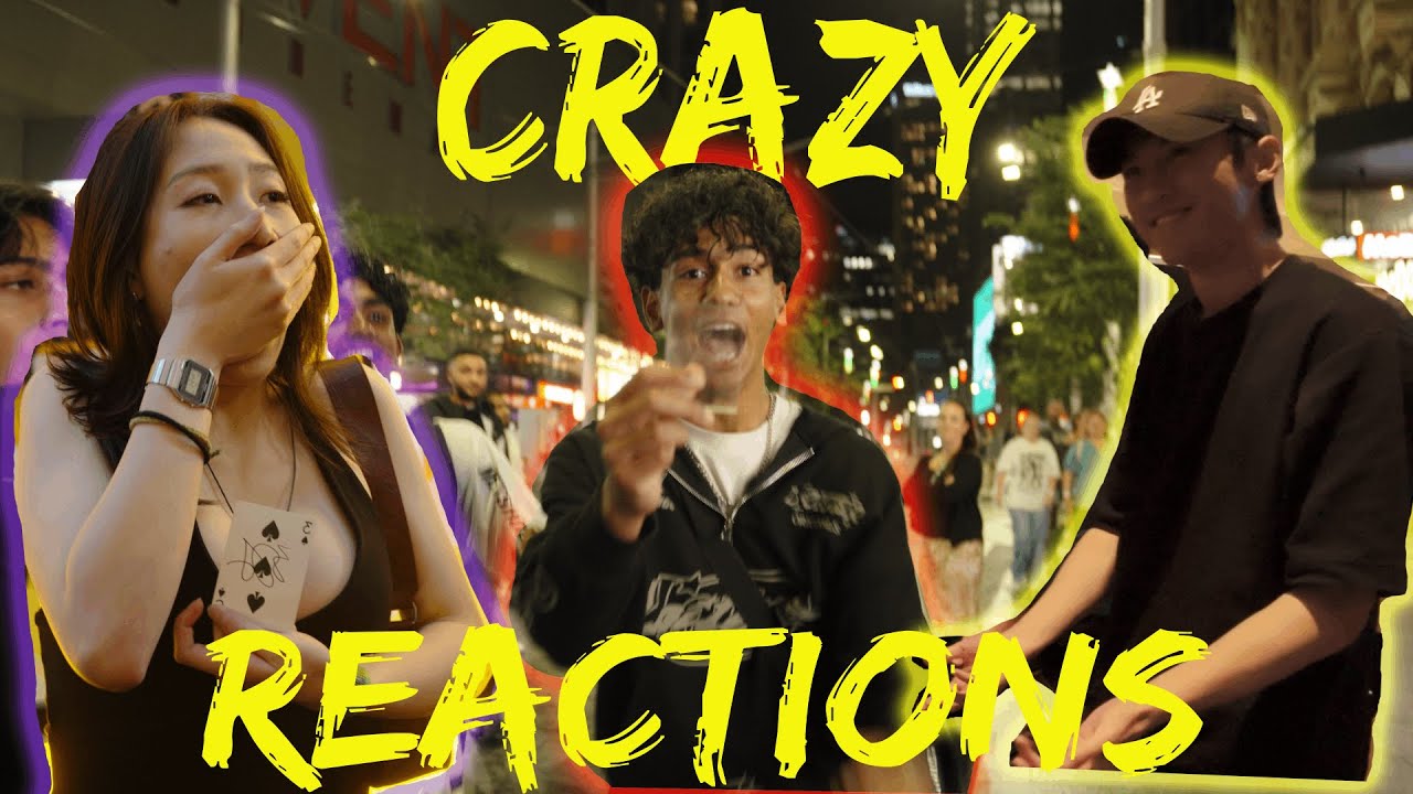 CRAZY STREET MAGIC REACTIONS | SYDNEY CITY - YouTube