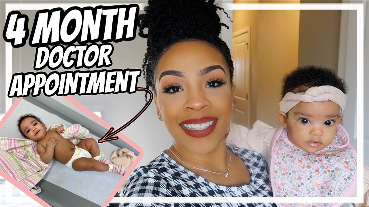 BABY GOES TO THE DOCTOR | 4 MONTH CHECK UP || DAY IN THE LIFE OF A MOM ...