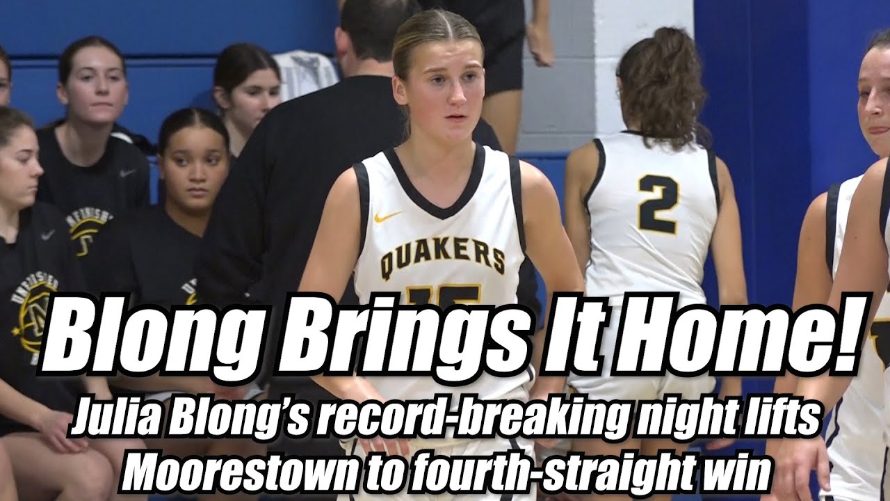 Moorestown 54 Wildwood Cath. 51 | HS Girls Basketball | Julia Blong ...