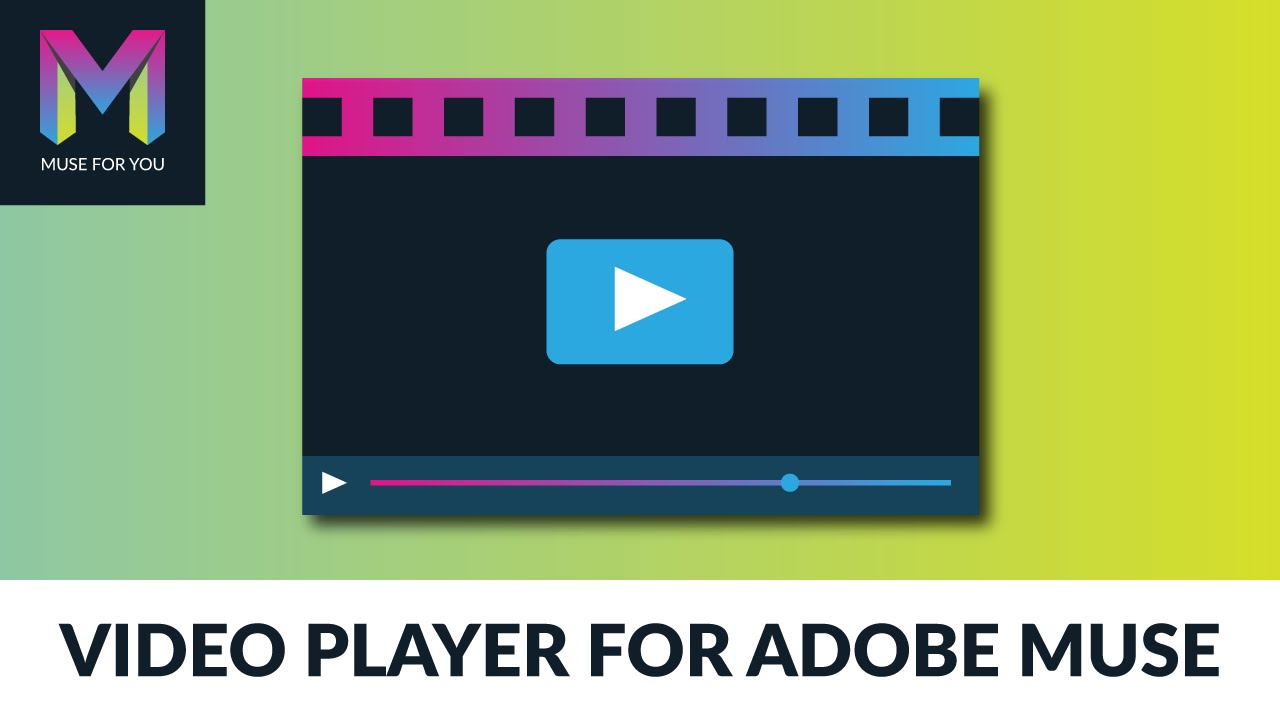 Custom Video Player Widget | Adobe Muse CC | Muse For You - YouTube