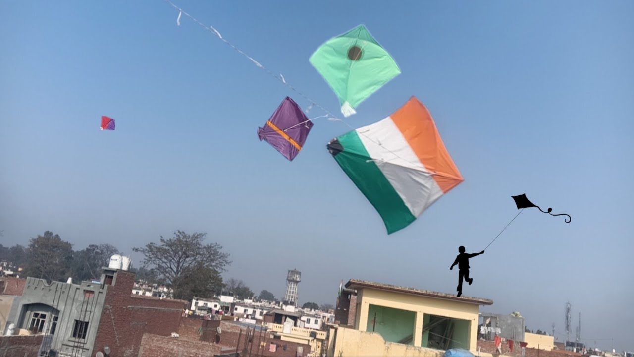 New trick to catch kite | Kite looting from terrace | Kite fight - YouTube