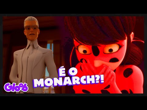 LADYBUG DESCOBRE IDENTIDADE DE MONARCH 😮 | MIRACULOUS LADYBUG 5ª TEMPORADA | Mundo Gloob