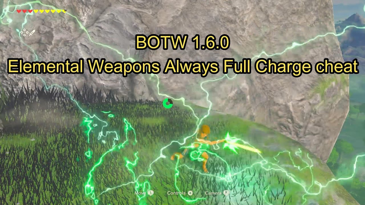 BOTW: Elemental Weapons Always Full Charge cheat Nintendo Switch - YouTube
