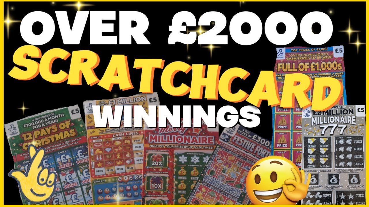 OVER £2000 OF SCRATCHCARD WINNINGS, YOU SENT IN !! - YouTube