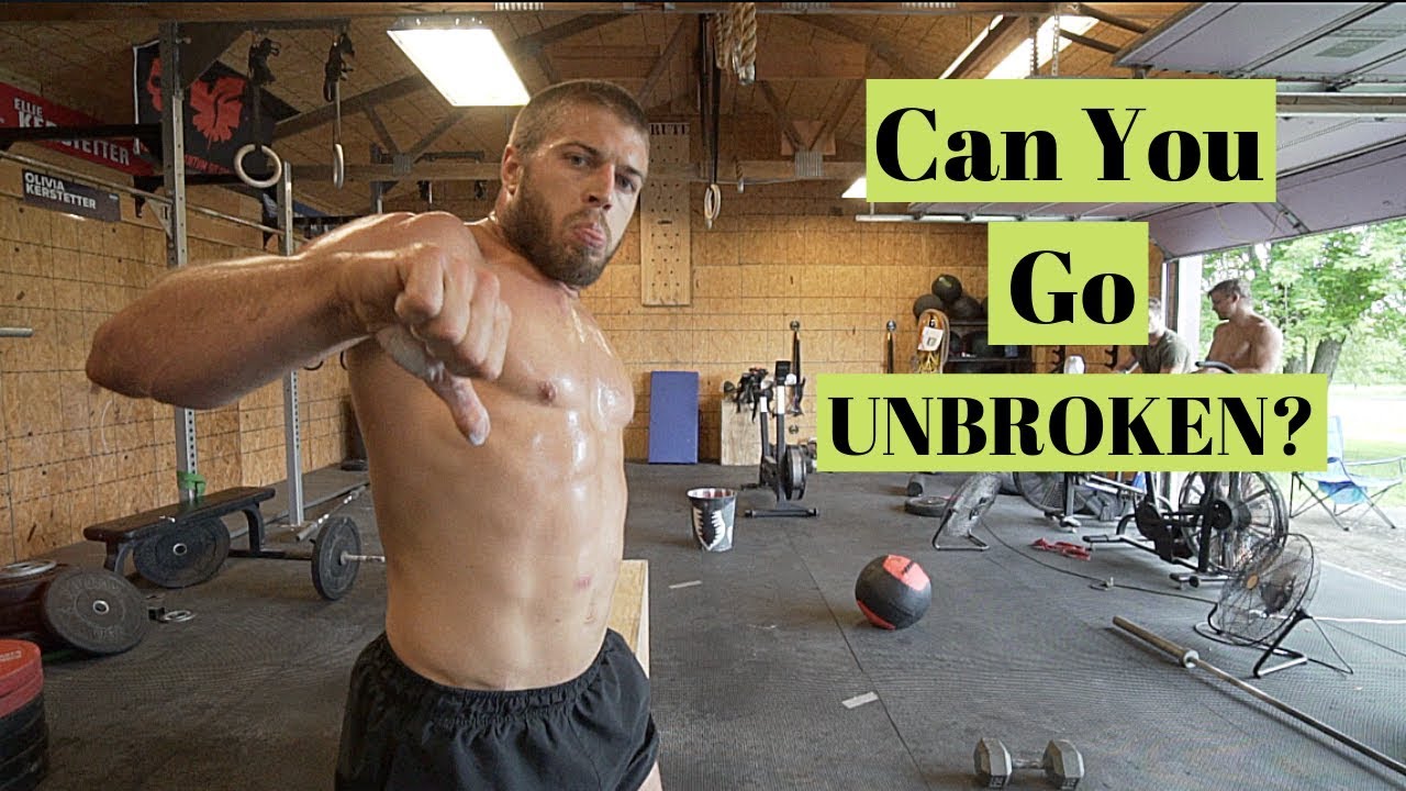 Can You Go Unbroken? - Crossfit Workout - YouTube