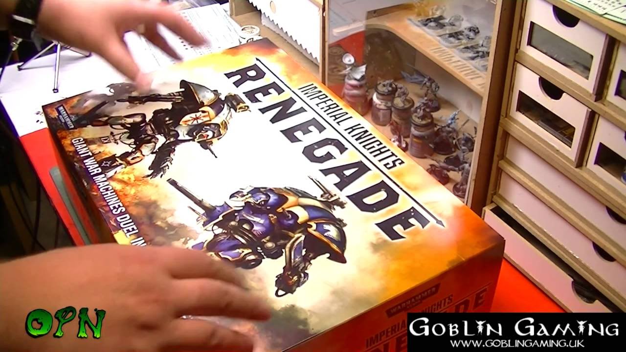 Unboxing Imperial Renegade Knights box set - YouTube