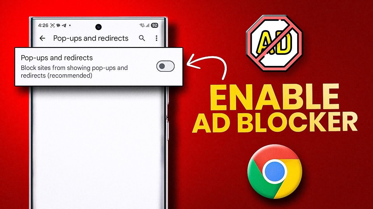 Enable Google Chrome Default Ad Blocking to Stop Annoying Ads - YouTube