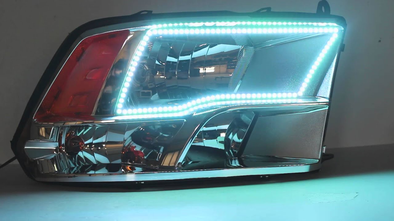 2009-2017 RAM RGB LED Outlines - YouTube
