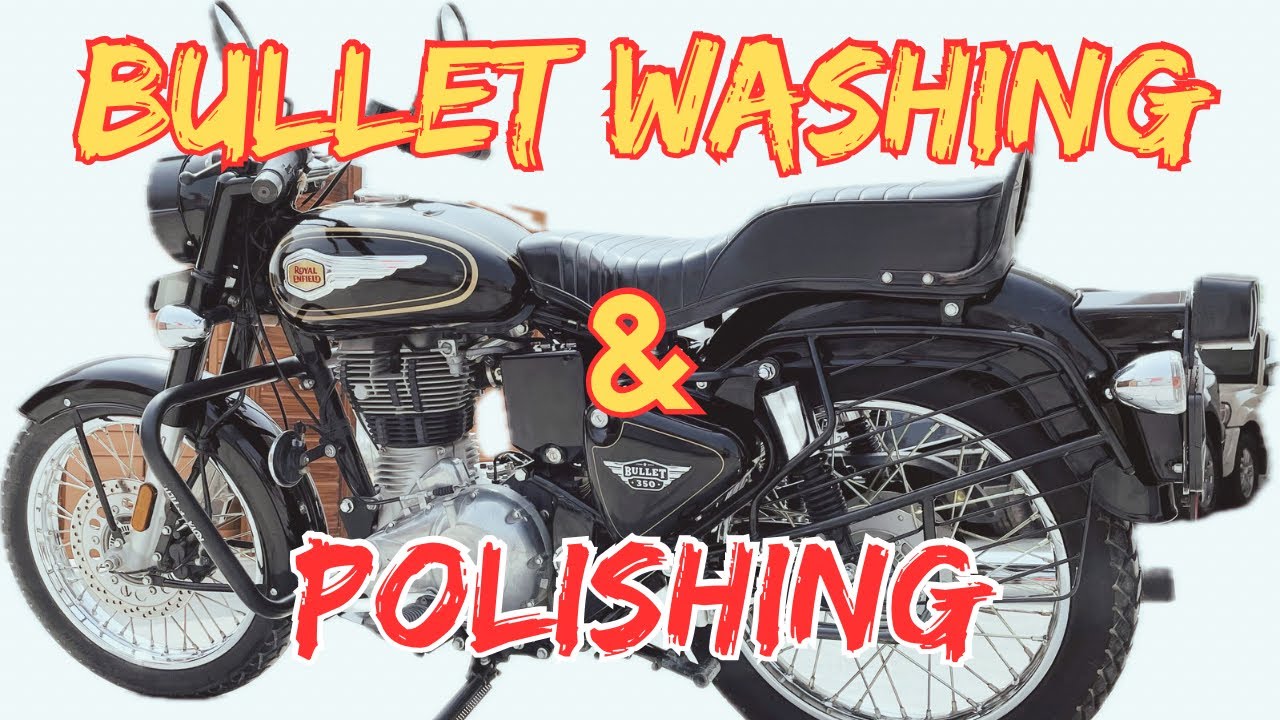 Royal Enfield Bullet Washing Polish | Bullet 350 Standard | - YouTube