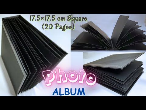 How to make Photo Album Base Easy Way| Square Scrapbook Base tutorial ...