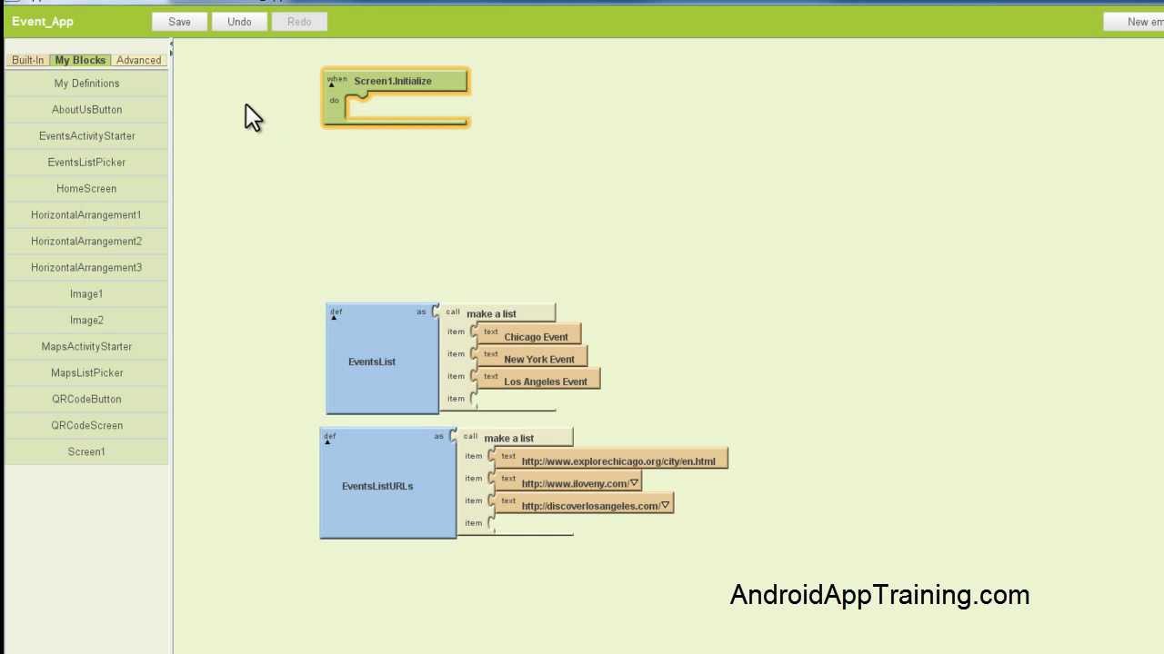 App Inventor 2 Tutorial App Inventor Creating A List Of Websites 2365