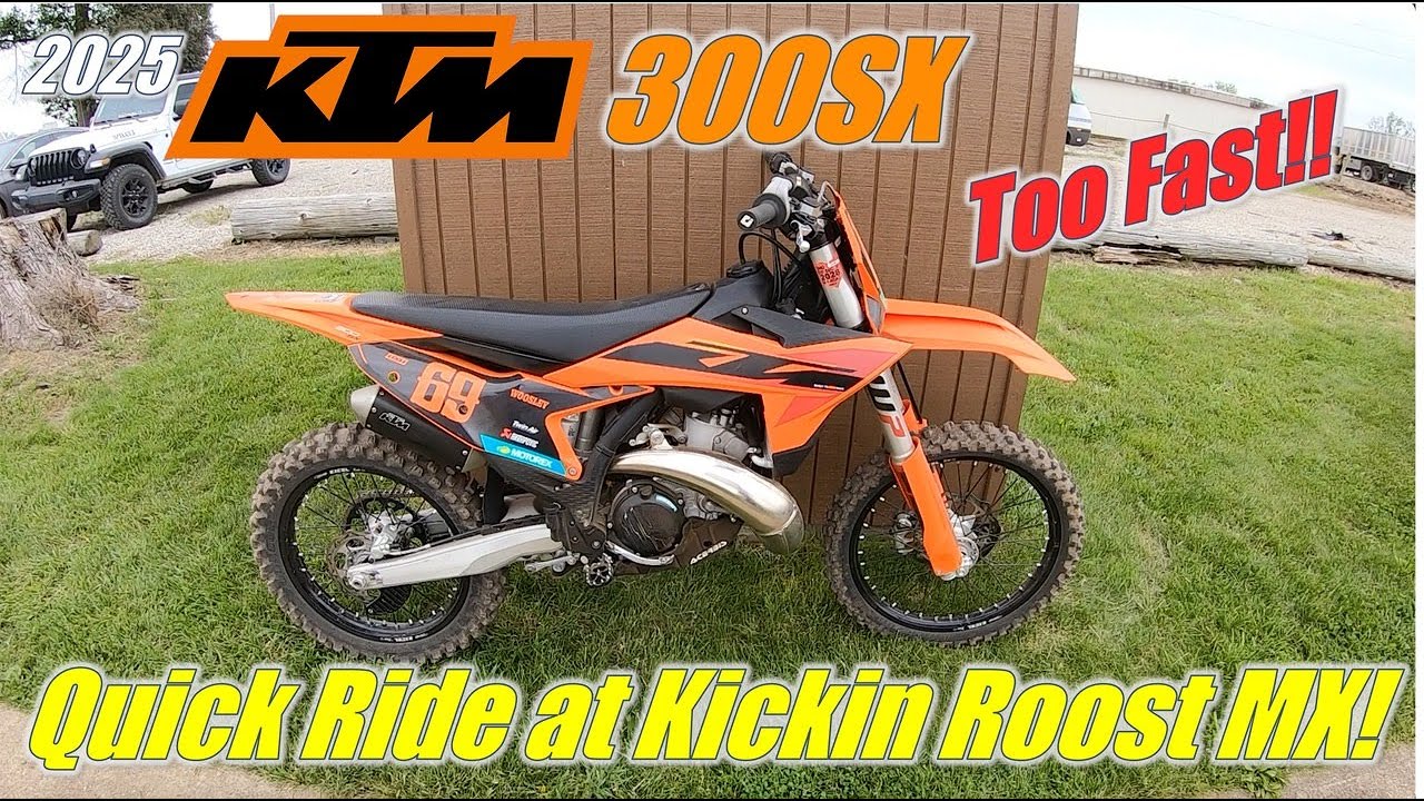 2025 KTM 300SX at Kickin Roost MX - YouTube
