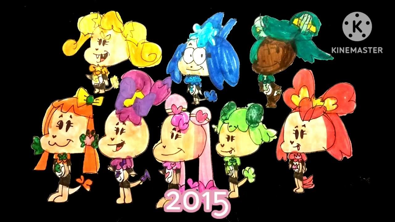 Evolution Of Catch! Teenieping Character Designs (2001-2023) - YouTube