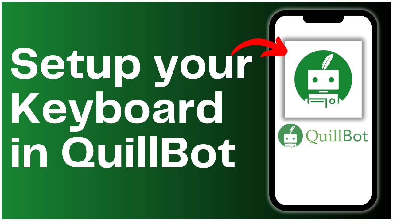 How to Setup your Keyboard in QuillBot 2024 - YouTube