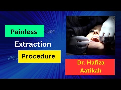 Painless extraction procedure of badly carious tooth||#dentist # ...