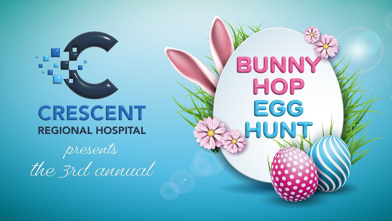 Crescent Regional Hospital's 3rd Annual Bunny Hop Egg Hunt - YouTube