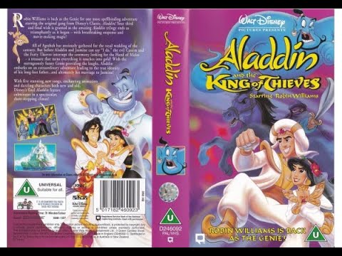 Original VHS Opening and Closing to Aladdin and the King of Thieves UK VHS Tape