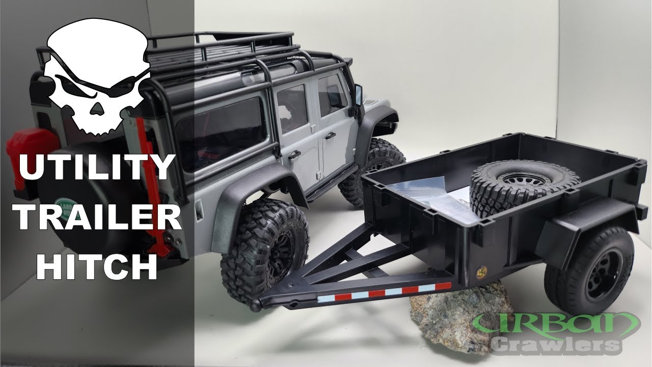 Traxxas TRX4m Utility trailer hitch assembly - YouTube
