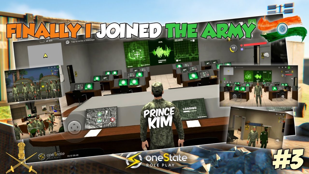 GTA 5 ON MOBILE 😱 | FINALLY I JOINED THE ARMY IN ONE STATE RP 🥰 |ONE ...