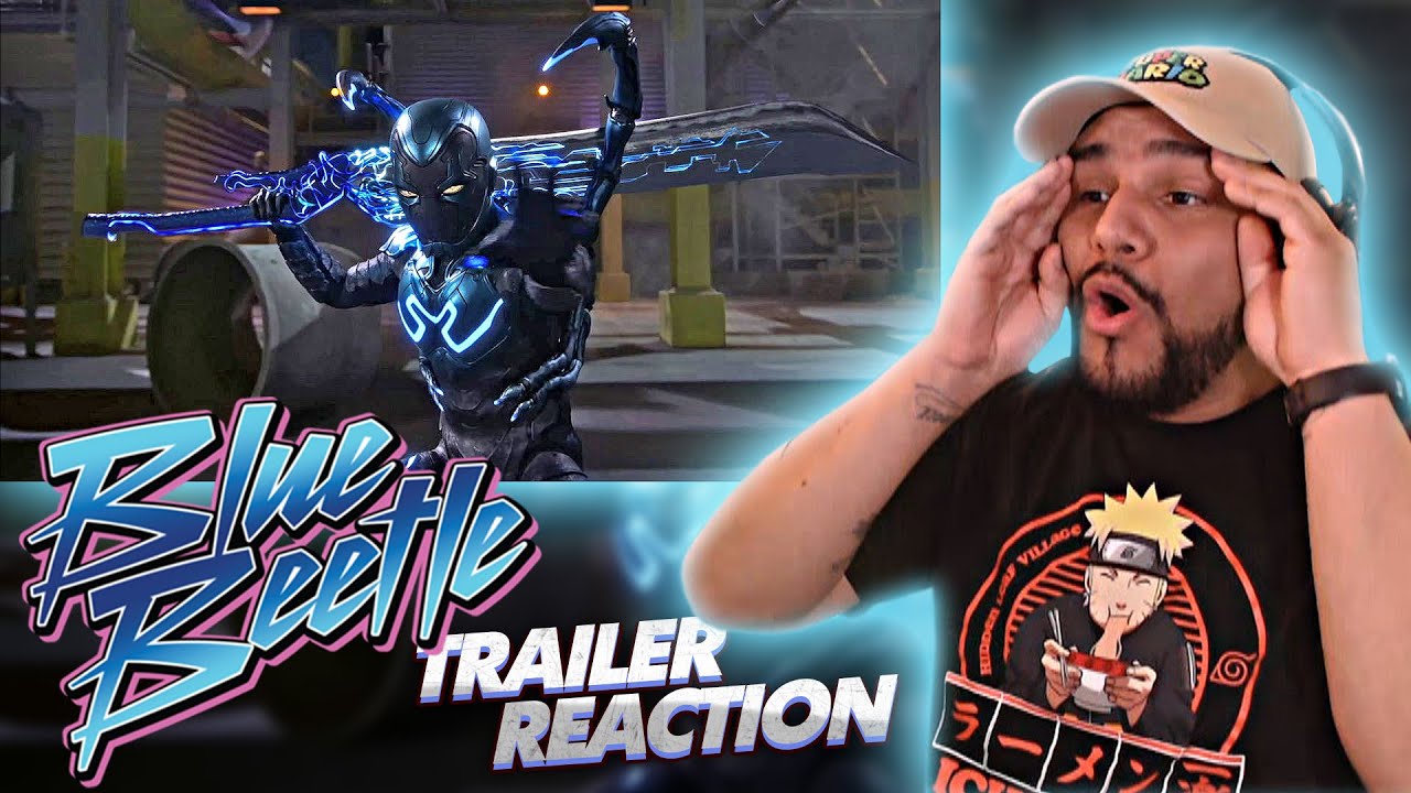 *DC's NEXT SUMMER HIT?!* Blue Beetle (2023) *TRAILER REACTION* Super ...