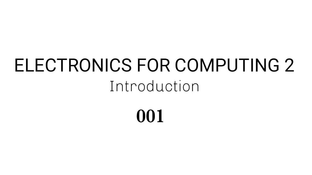 1. Introduction - YouTube