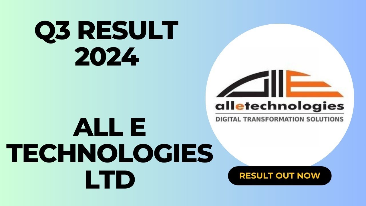 All E Technologies Ltd Q3 Result 2024 | Share Market | Results Today ...