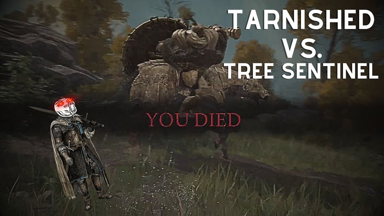 Low Level Tarnished Takes on Tree Sentinel - YouTube