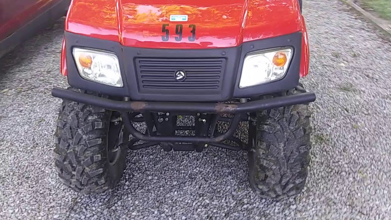 2014 Landmaster LM650 startup engine walk around - YouTube