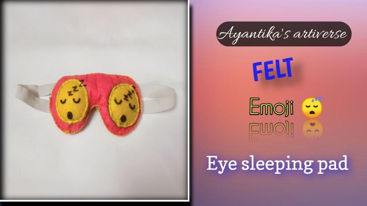 Handmade Eye Sleeping Mask||How to make Eye Sleeping pad in Home - YouTube
