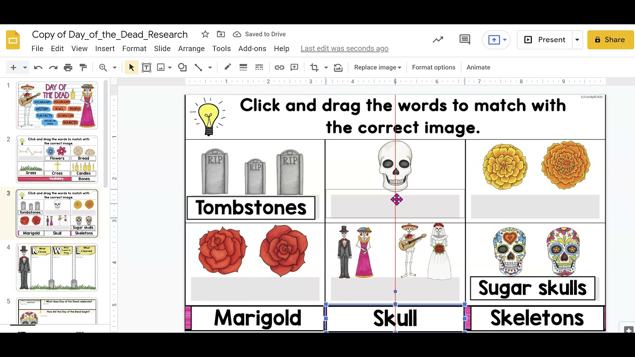 Day of the Dead digital activities for students - YouTube