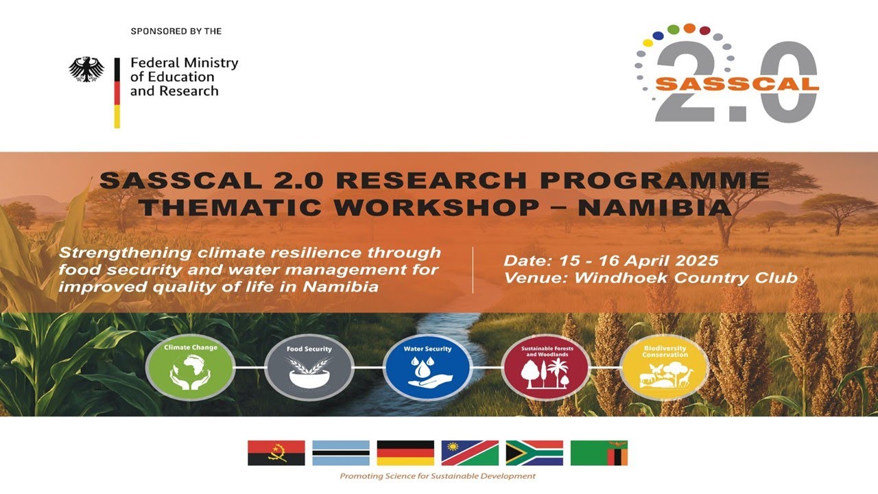 SASSCAL 2.0 RESEARCH PROGRAMME THEMATIC WORKSHOP - NAMIBIA - YouTube