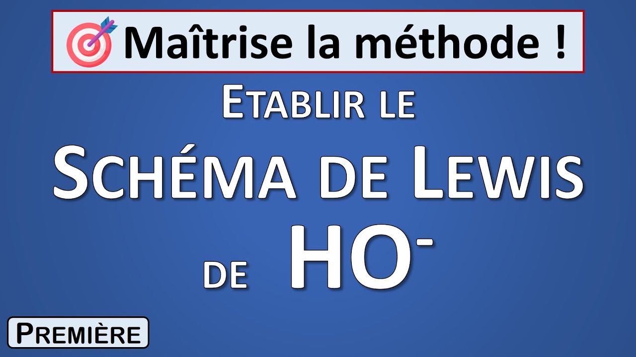9. Schéma de Lewis HO- : ion hydroxyde (1re spécialité Physique Chimie ...