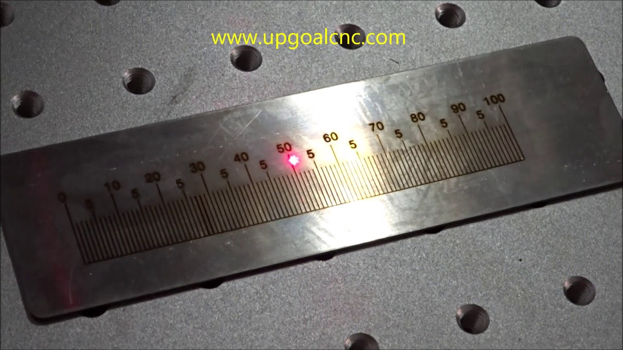 Metal Scaleplate/Ruler Fiber Laser Marking Machine - YouTube