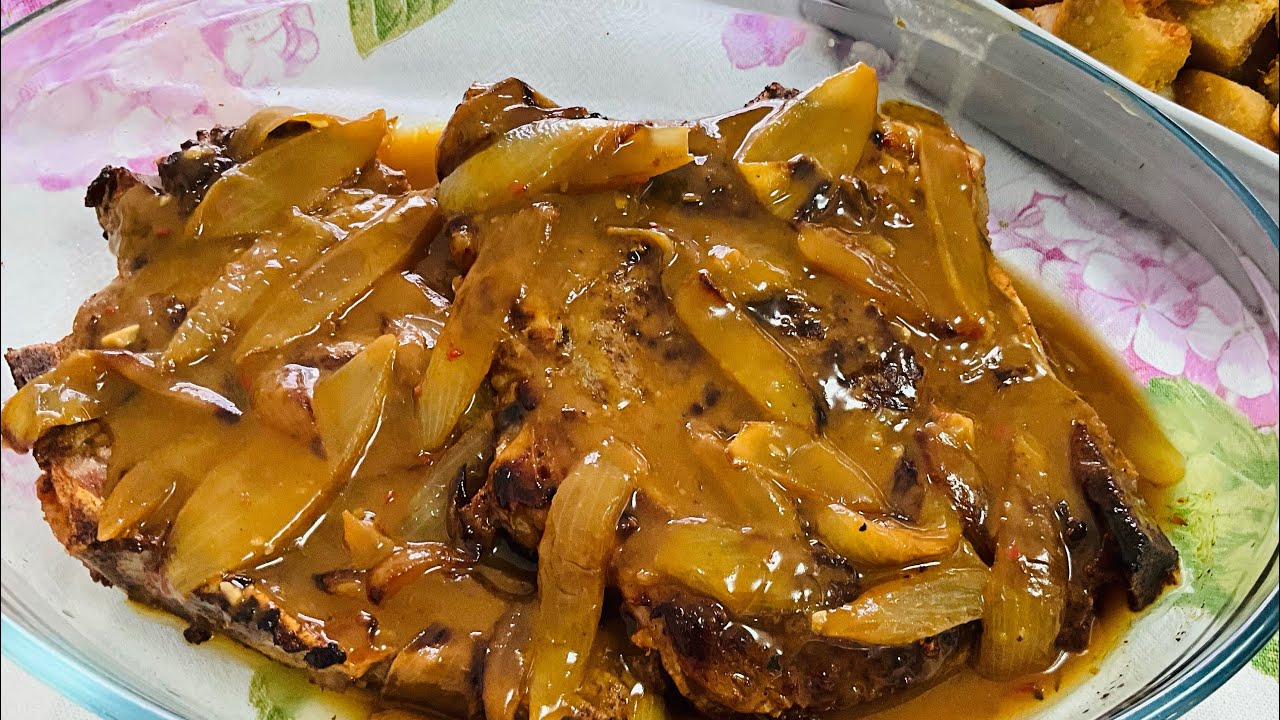 Costeleta de Novilho com Molho de Cebola Caramelizada ….Delicia - YouTube