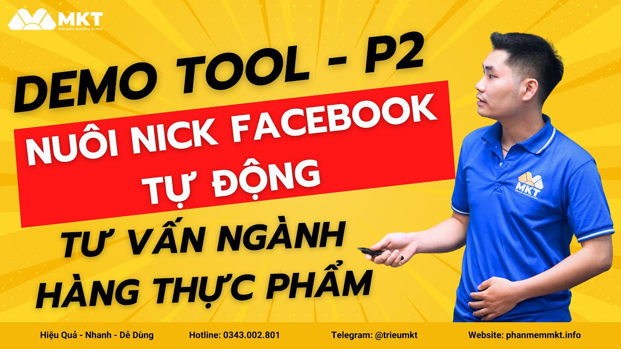 Tool Nuôi Facebook Số Lượng Lớn - Marketing Ngành Hàng Thực Phẩm - YouTube