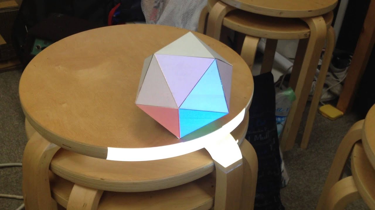 Test Projection mapping in light - YouTube