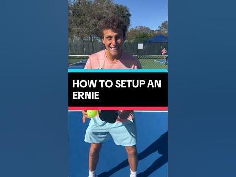 How to setup an ERNIE #pickleball #pickleballtips #shorts - YouTube