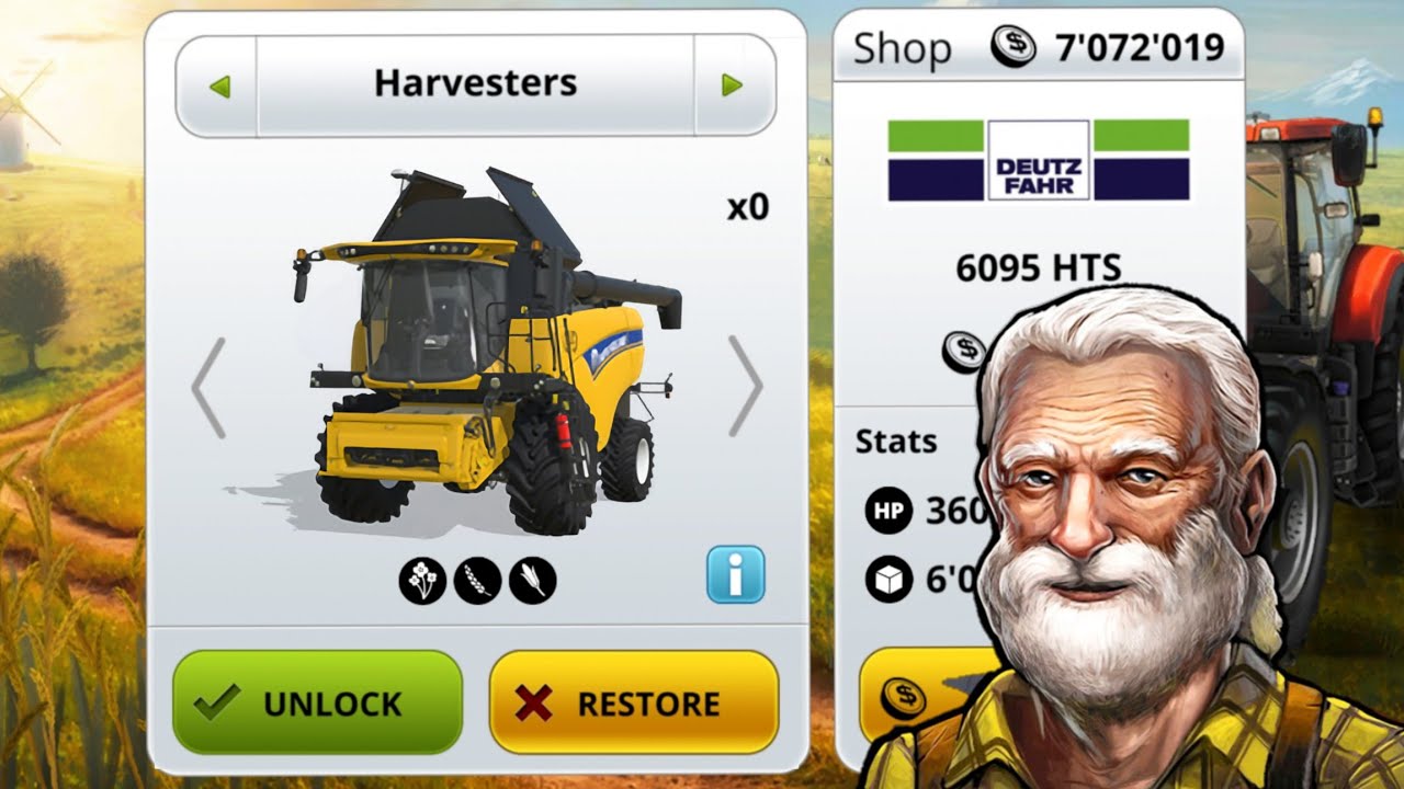 Harvester unlock in Farming simulator 14 | all vehicles unlock in Fs 14 ...
