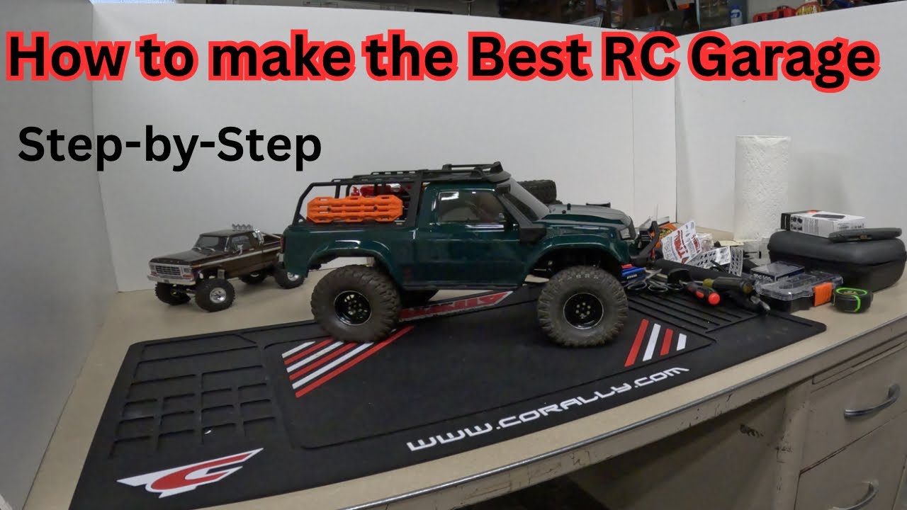 How to make the Best RC Garage:Step-By-Step - YouTube