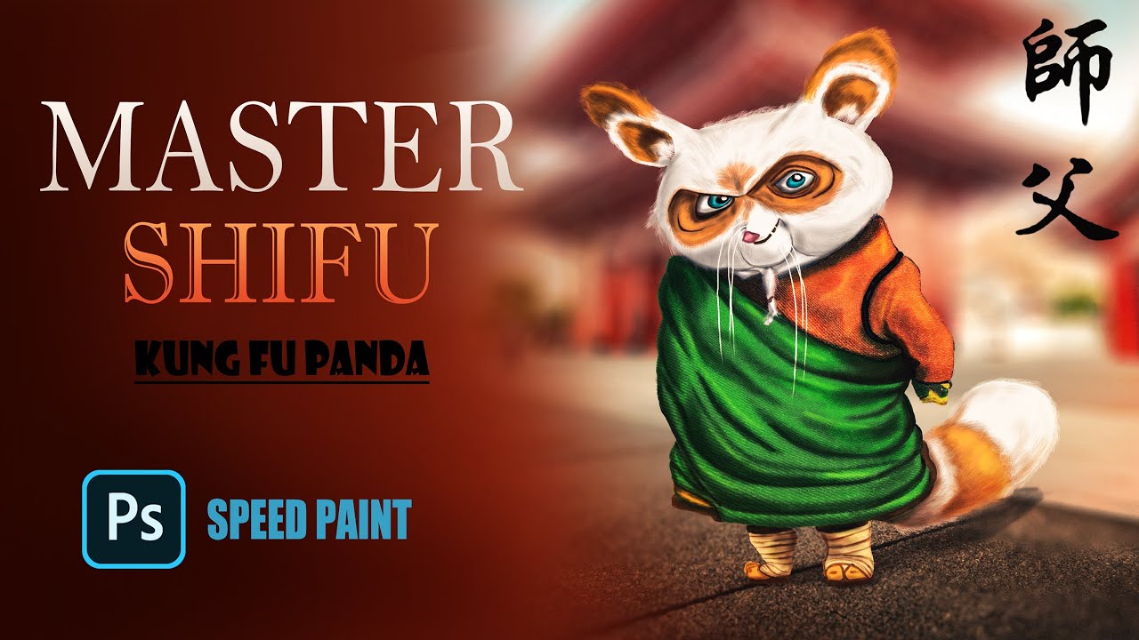 Kung Fu Panda Shifu Red Panda