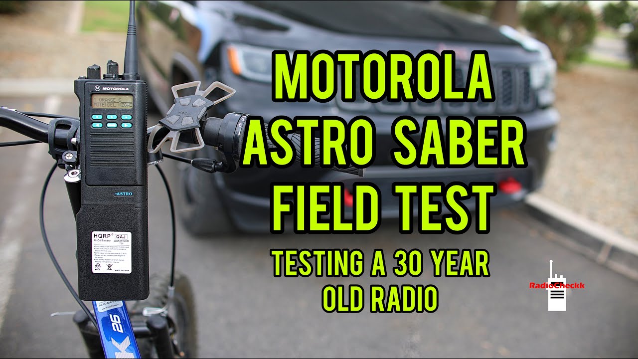 Motorola Astro Saber VHF Field Test - YouTube