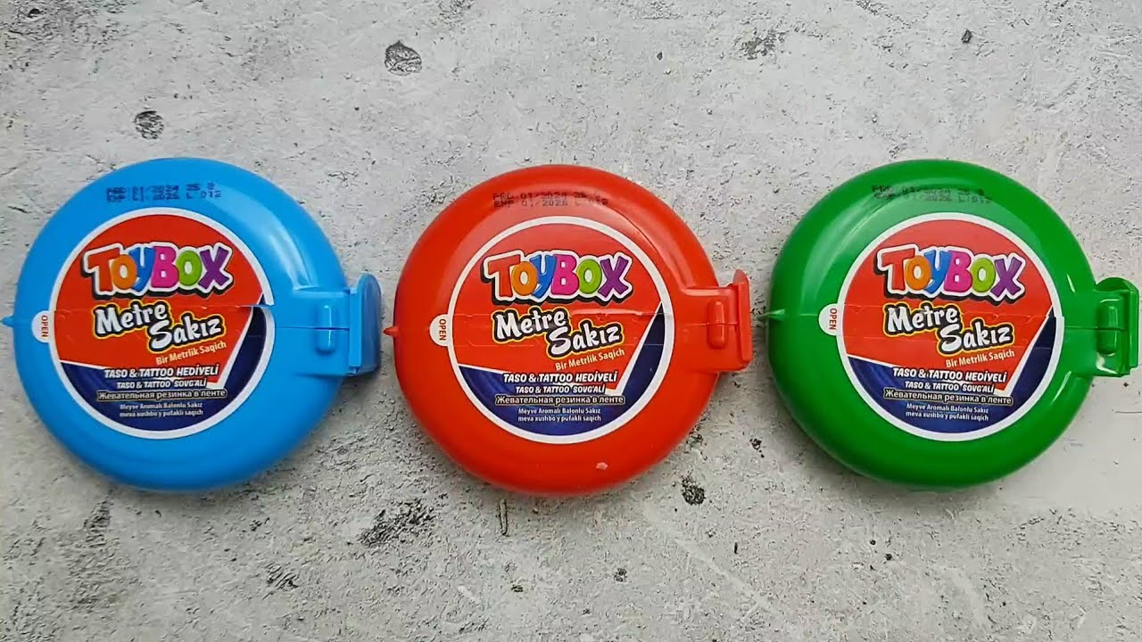 Rainbow Unpacking and Mixing ASMR 🍭🌈ToyBox Sweets New Candy. Oddly ...