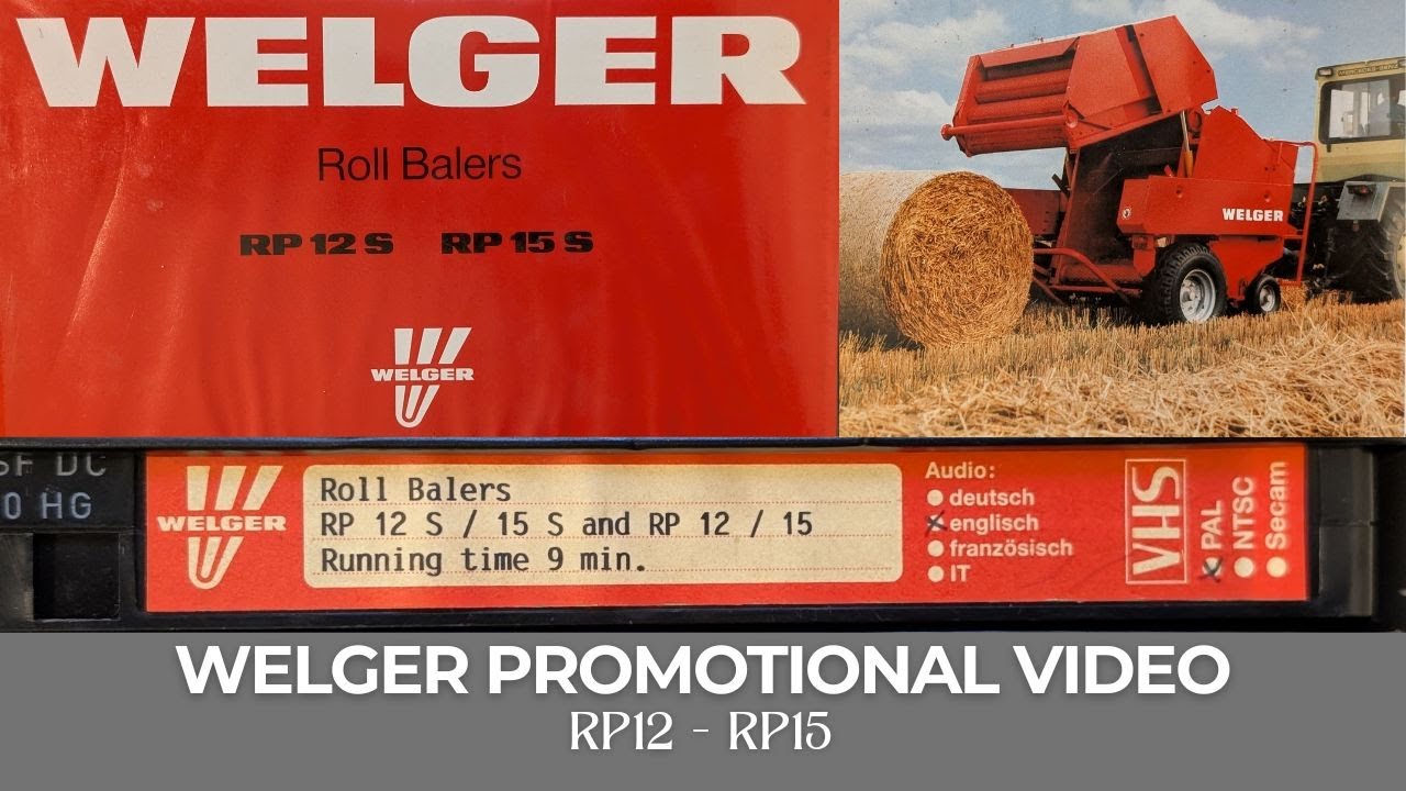 Welger RP12/15 Round Baler - Promotional Video - YouTube