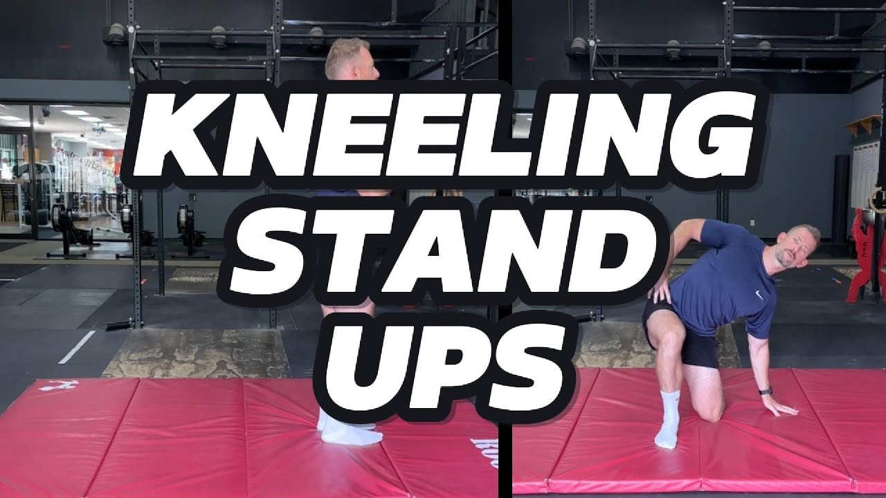 Kneeling Stand Ups | Hip Mobility | Beginner Warmup Exercise - YouTube