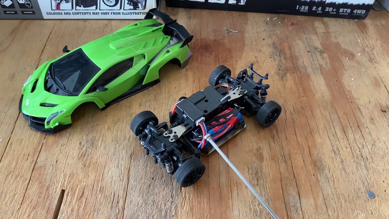 Fitting Lamborghini Body Shell on K989 - YouTube
