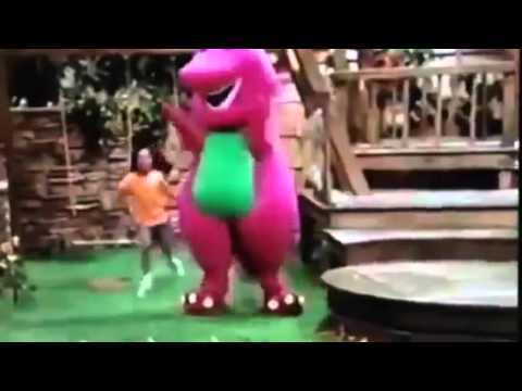 Barney comes to life (Families!) - YouTube
