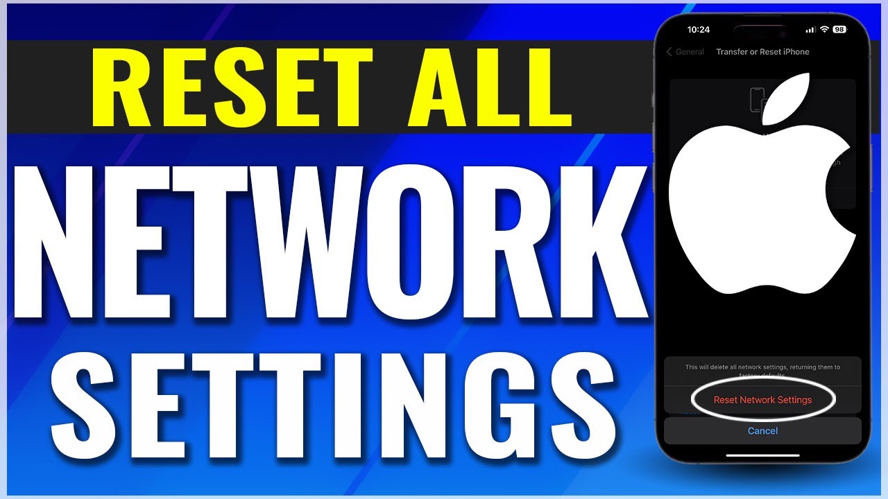 How To Reset Your Network Settings on iPhone - YouTube