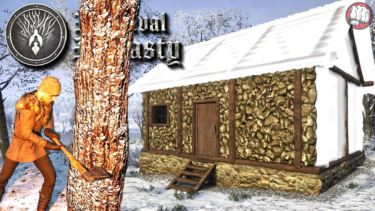 Rock House, Lumberjack Moves In | Medieval Dynasty | Part 16 - YouTube