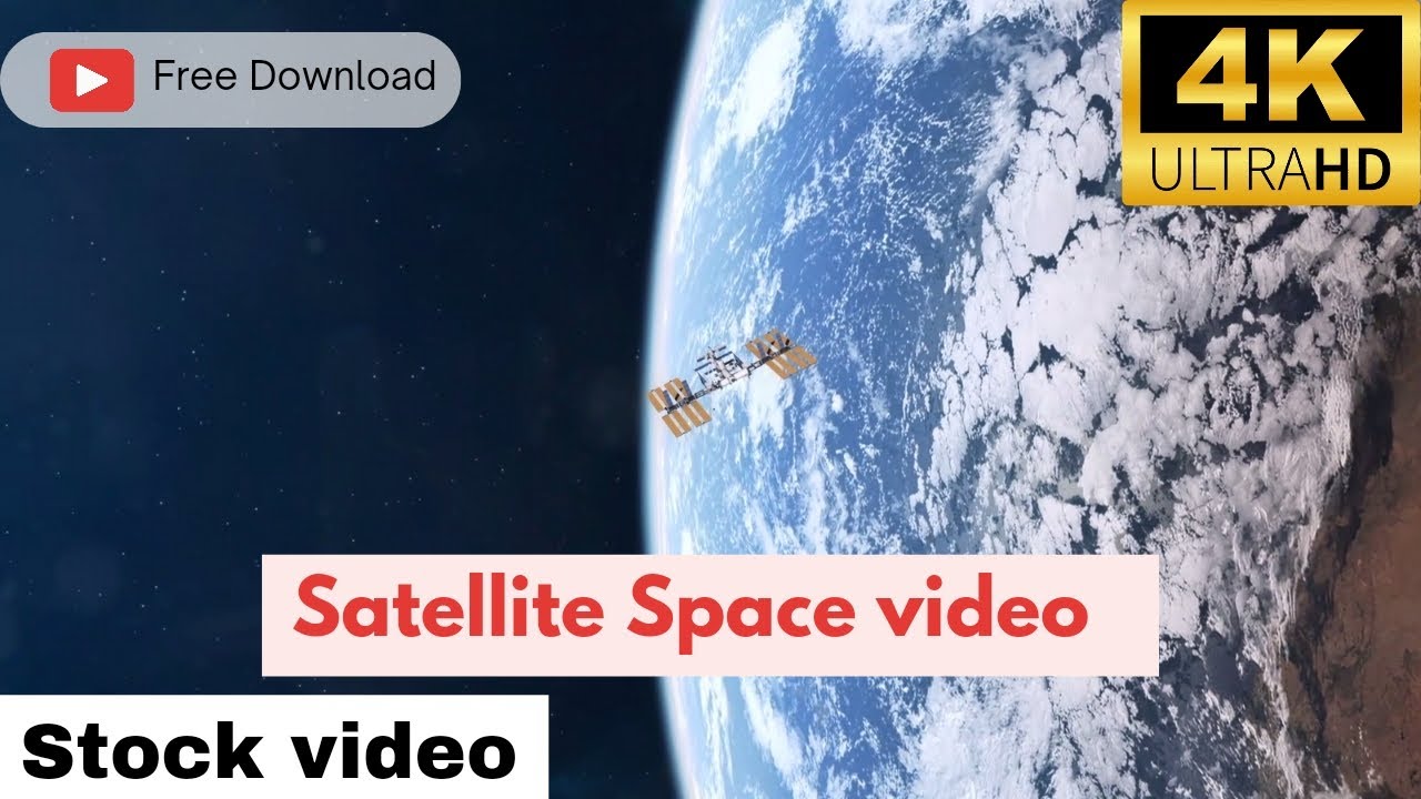 FREE SATELLITE ORBITING EARTH VIDEO EDITING - VFX - ANIMATION STOCK ...